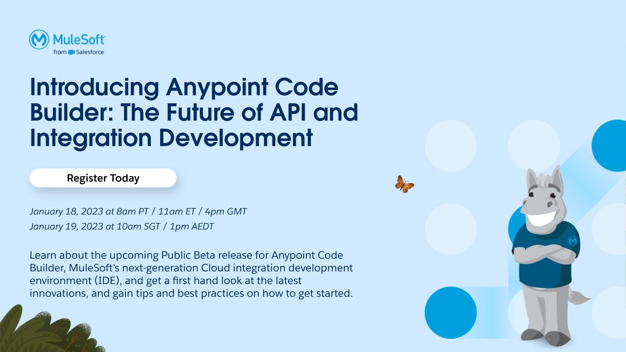 Introducing Anypoint Code Builder | Webinar