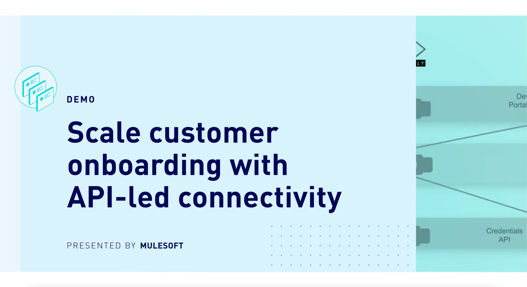 Scale customer onboarding with API-led connectivity | MuleSoft
